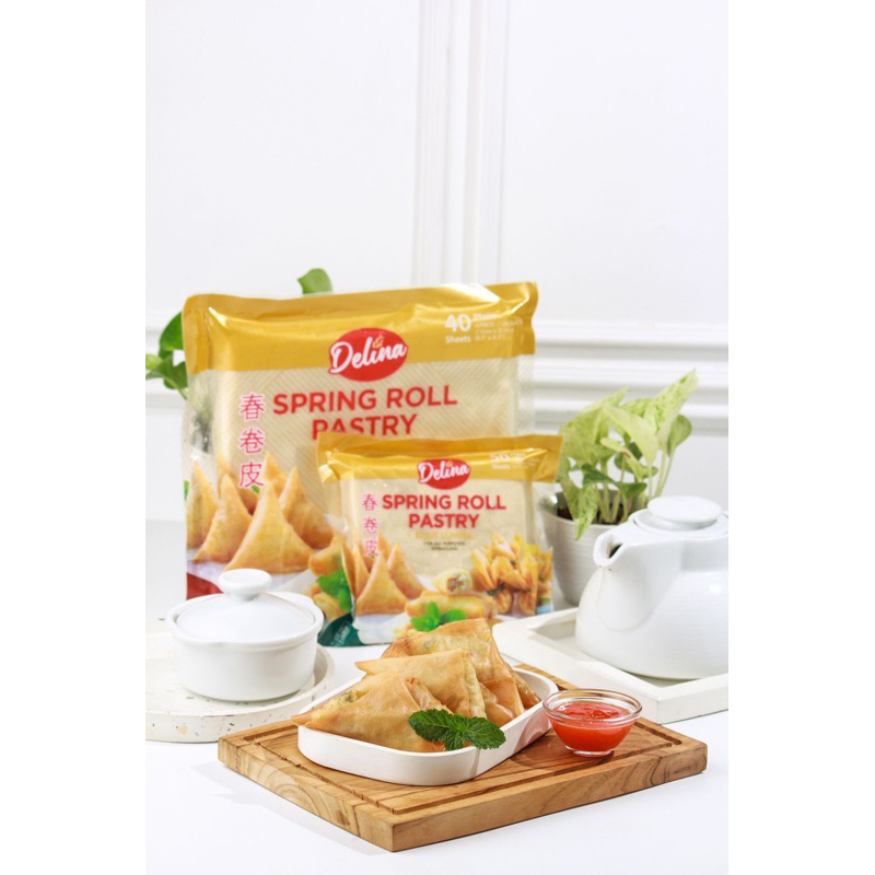 Jual Delina Kulit Lumpia 250gram(50pcs) / 550gram(40pcs) | Shopee Indonesia