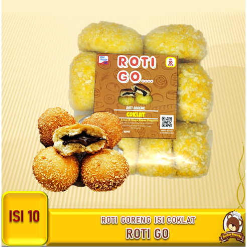 Jual Roti Go Roti Goreng Coklat Isi 10 | Shopee Indonesia