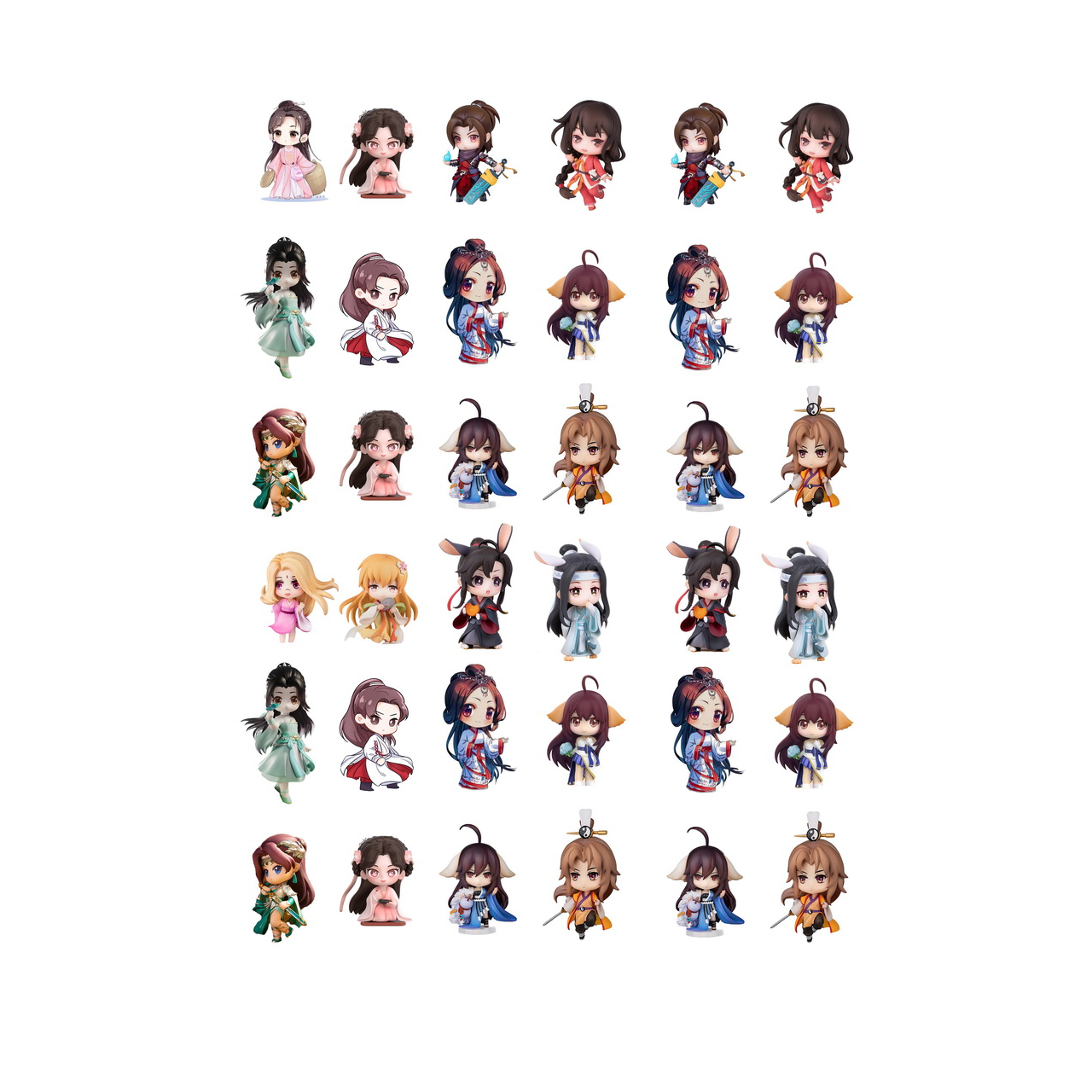 Jual Cetak Stiker Karakter Anime Donghua atau Anime Mandarin yang ...