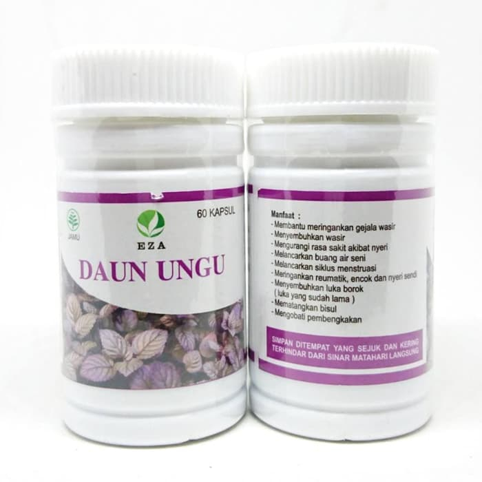 Jual kapsul daun ungu eza 60 kapsul | Shopee Indonesia