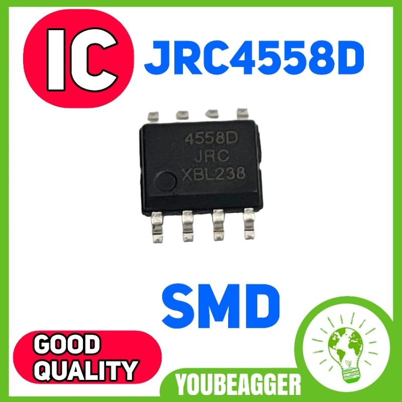 Jual IC JRC4558D NJM4558d JRC4558 SMD | Shopee Indonesia