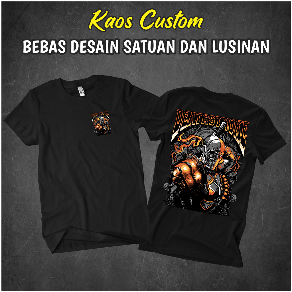 Jual Kaos Custom desain suka-suka || Cotton Combed 24s PREMIUM | Shopee Indonesia