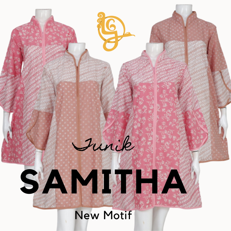 Jual LANGITJUA BATIK SOLO - TUNIK SAMITHA 03 | TUNIK BAJU KERJA BATIK CAP GARUTAN SERAGAM KANTOR ...