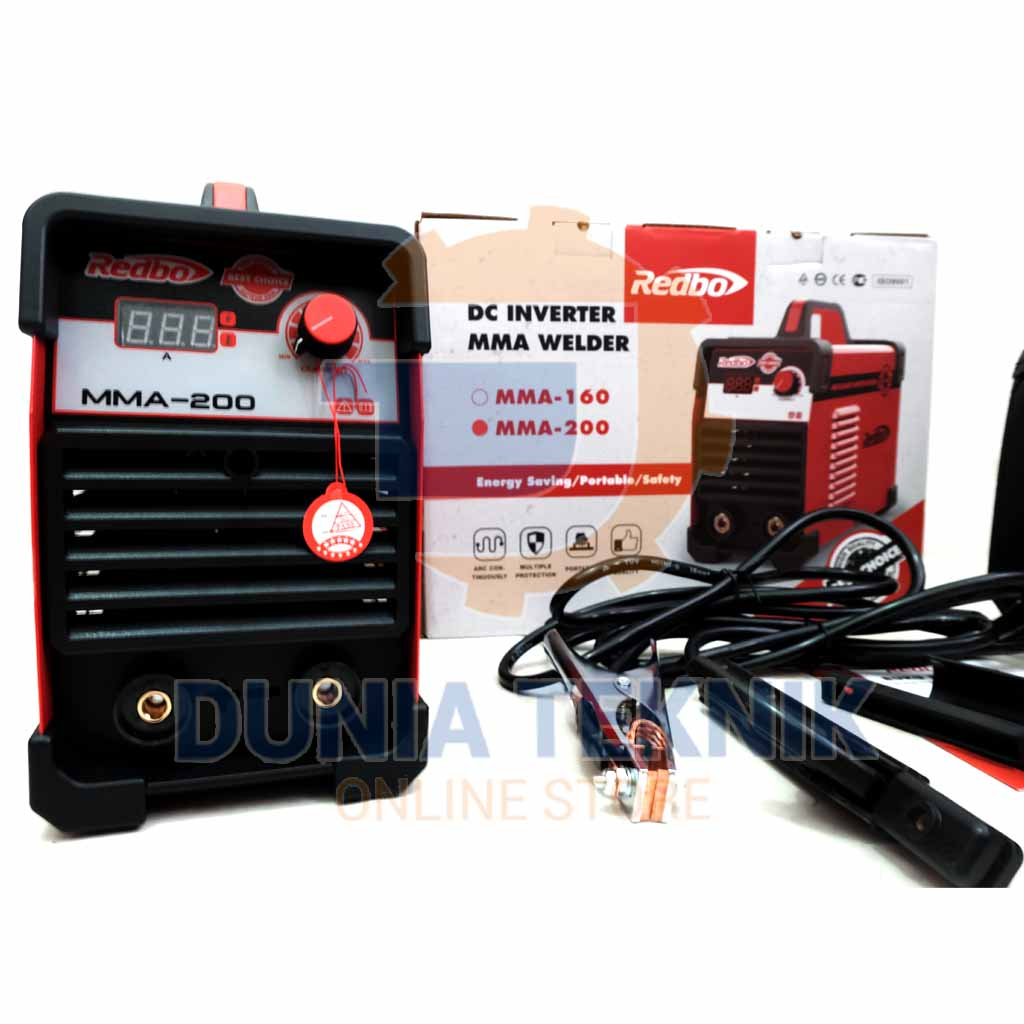 Jual REDBO Mesin Trafo Las Listrik MMA 200 A Welding Inverter IGBT 200A | Shopee Indonesia