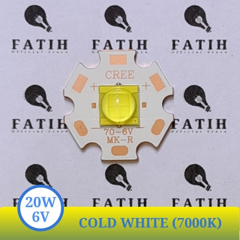Jual LED CREE XHP70 20 Watt 6 Volt 20mm Cold White | Shopee Indonesia