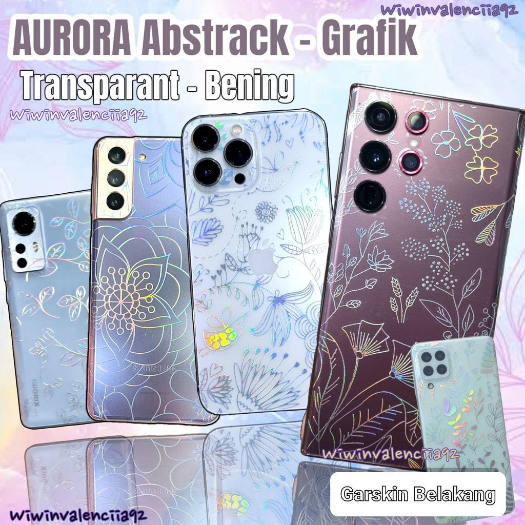 Jual Hydrogel BACK Aurora GRAFIK MATTE For SAMSUNG A56 A55 A54 5G A35 A35 A34 A24 A16 A14 A15 ...