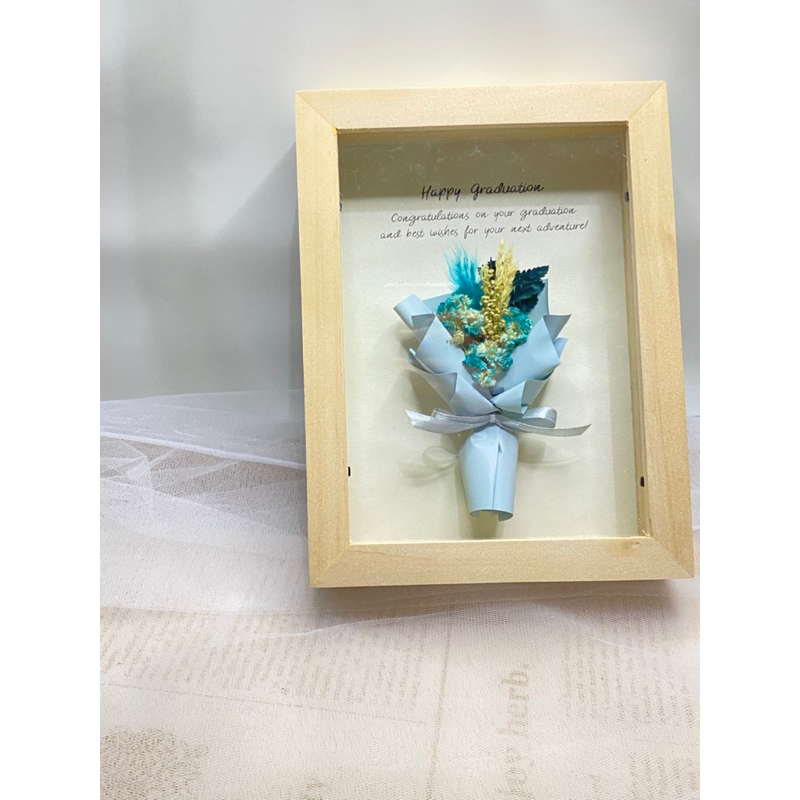 Jual Bingkai Bunga Ucapan/kado estetik/kado wisuda/kado anniversary ...