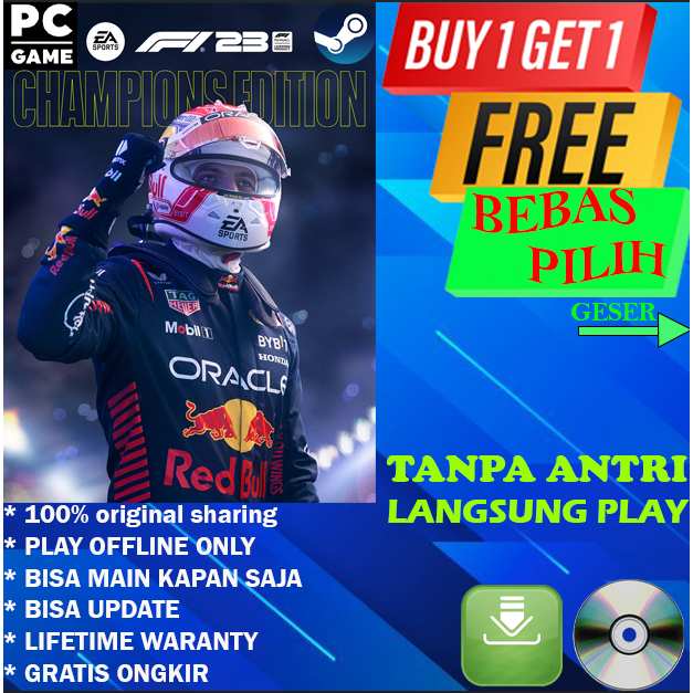 Jual F1 23 Champions Edition F1 2023 PC | Shopee Indonesia