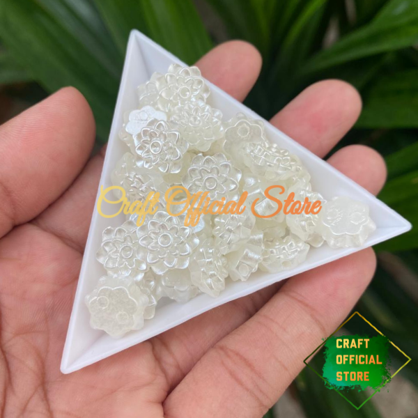 Jual Manik Manik Bunga Pearl Mote Kelopak Mutiara Model Love Daun ...