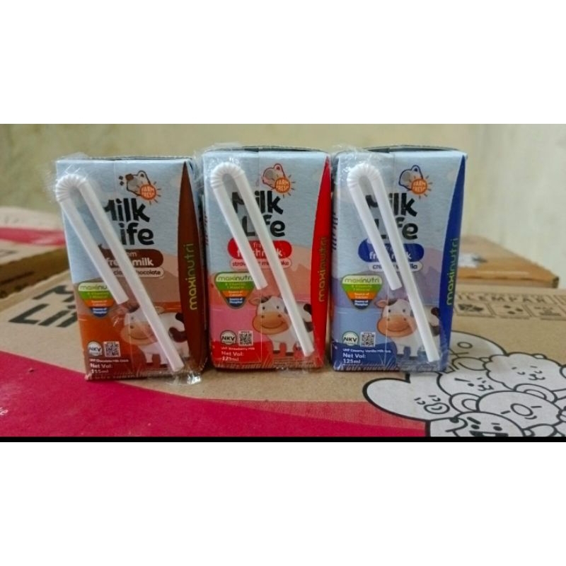 Jual Susu UHT milk life 115 ml dan 200 ml | Shopee Indonesia