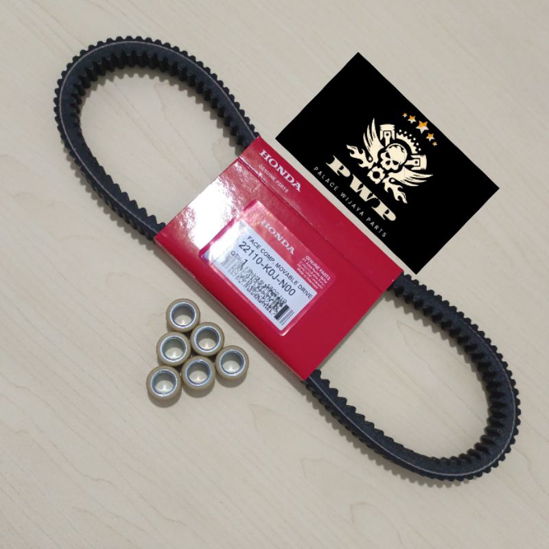 Jual Vanbelt Assy Roller Set Fan Belt Roller Genio Beat New Beat Street Beat Deluxe Esp Scoopy ...