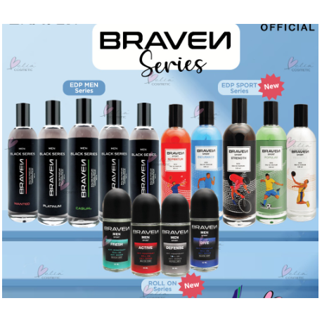 Jual BRAVEN Eau De Parfum Series | Men Eau De Parfum Black Series 100ml ...