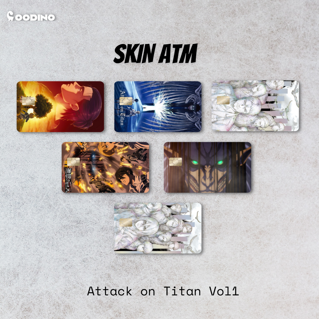 Jual SKIN CARD ATM SHINGEKI NO KYOJIN / ATTACK ON TITAN VOL1 | Shopee ...