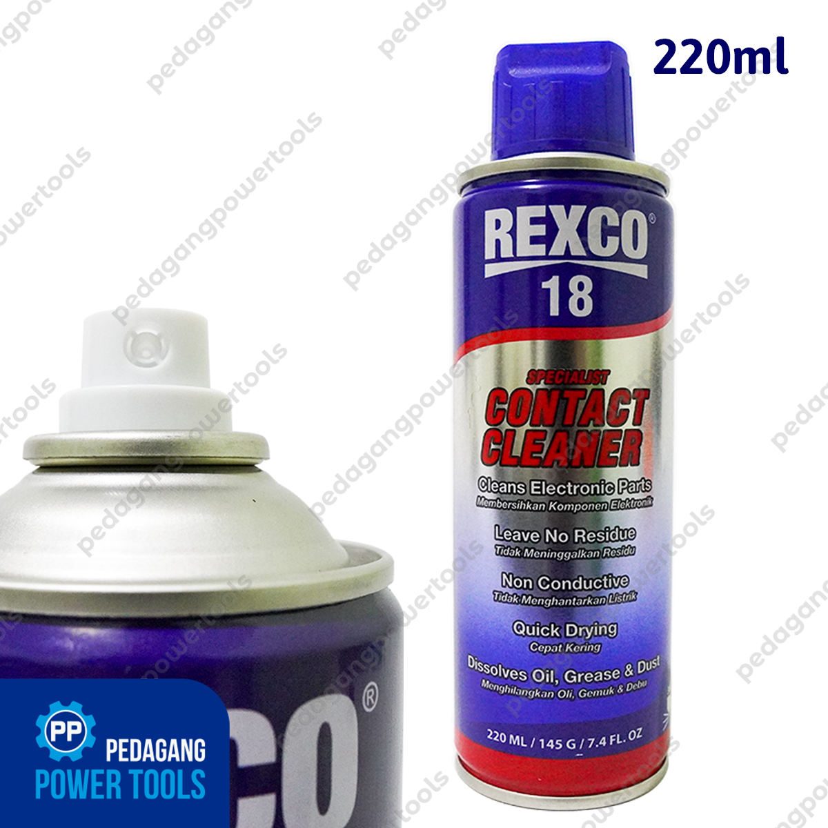 Jual REXCO 18 220 ml Contact Cleaner Pembersih Komponen Elektronik ...