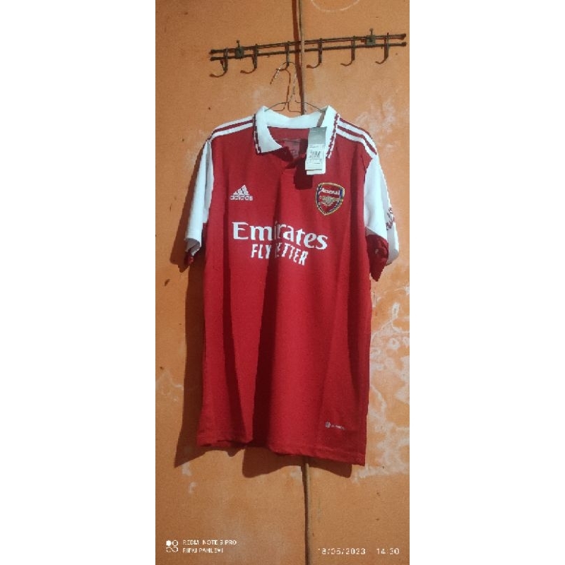Jual Jersey Bola Arsenal Home New 2023 Grade Ori | Shopee Indonesia