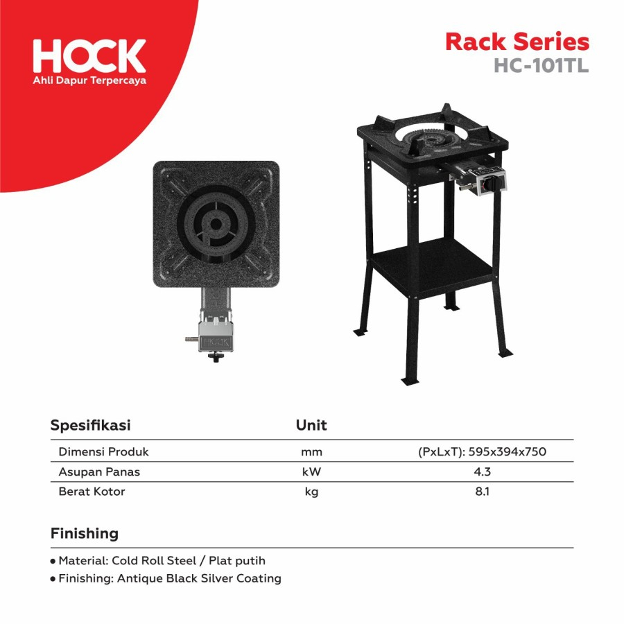 Jual HC-101 TL Kompor Gas Hock Rack Series | Shopee Indonesia