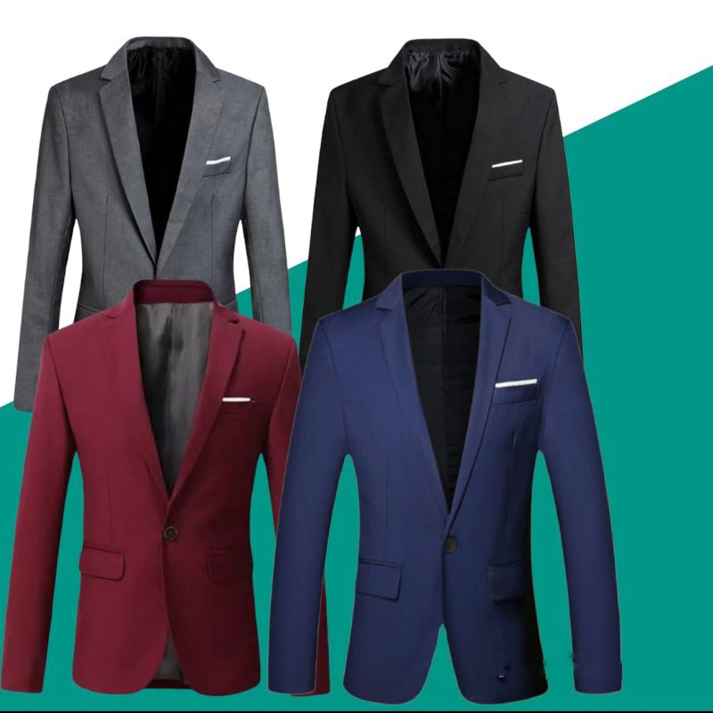 Jual Jas Pria Formal / Blazer Formal / Jas Kantor /Jas Nikah /Blazer ...