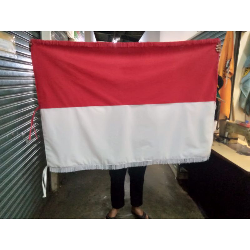 Jual bendera merah putih bahan bludru bulak balik | Shopee Indonesia