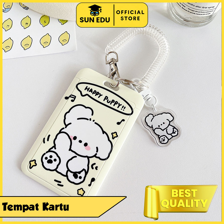 Jual ID Card holder/ Name tag gantungan kartu cute/ Kartu akses MRT ...