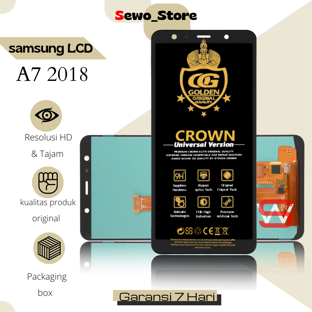 Jual LCD TOUCHSCREEN SAMSUNG GALAXY A7 2018 A750 FULLSET COMPLETE ORIGINAL | Shopee Indonesia