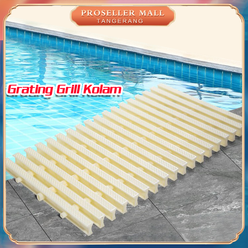 Jual Grill Grating Gutter Kolam 100*25cm Grating Penutup Gril Kolam ...