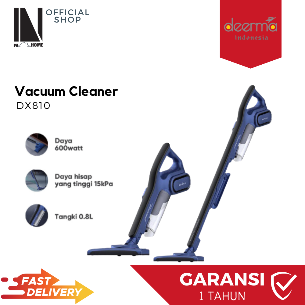 Jual DEERMA DX810 Vacuum Cleaner Penyedot Debu 15KPa Vakum Lantai ...