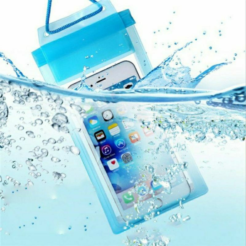 Jual Waterproof Case HP Anti air size XL / Pelindung HP Anti Air max UK ...