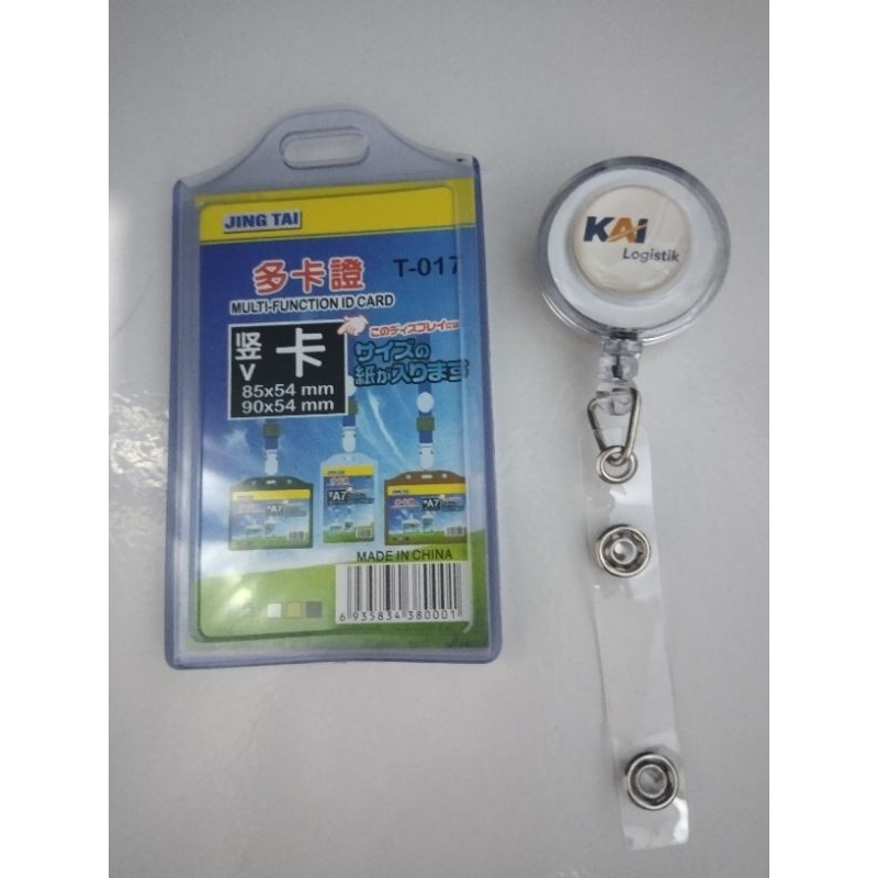 Jual Name Tag Yoyo, ID CARD KAI (Kereta Api Indonesia) yoyo transparan ...
