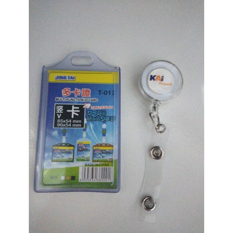 Jual Name Tag Yoyo, ID CARD KAI (Kereta Api Indonesia) yoyo transparan ...