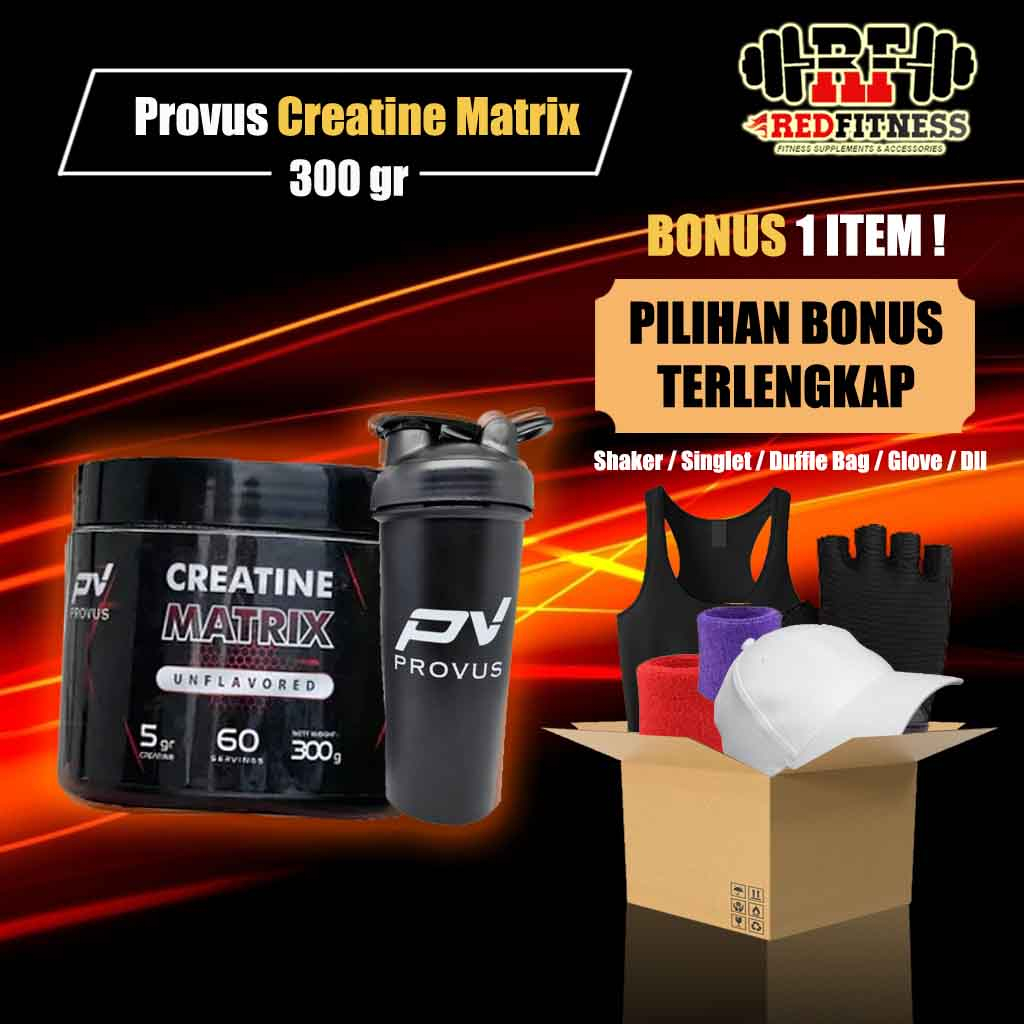 Jual Provus Creatine Matrix 250gr, 300gr & 420gr (60 Serving) BPOM ...