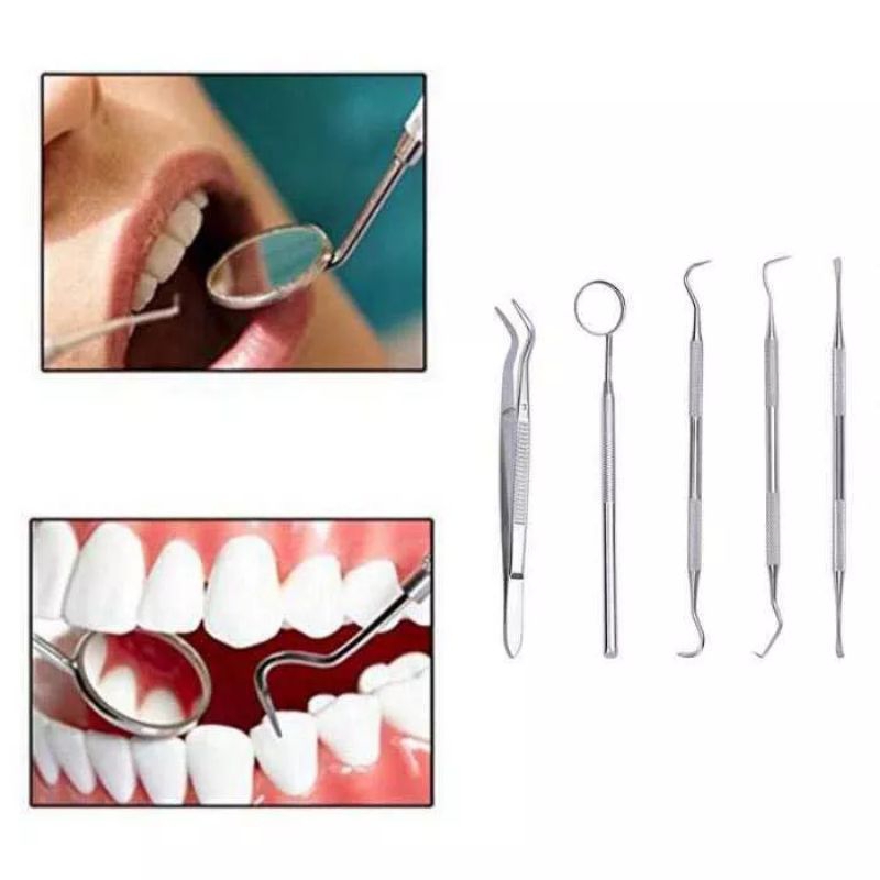 Jual dental kit instrument / instrumen diagnostic set / diagnostik kit ...