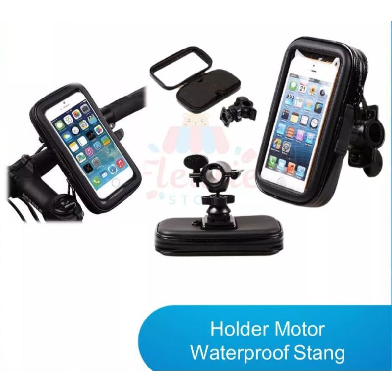 Jual Holder Hp Motor Waterproof pasang di STANG | Shopee Indonesia