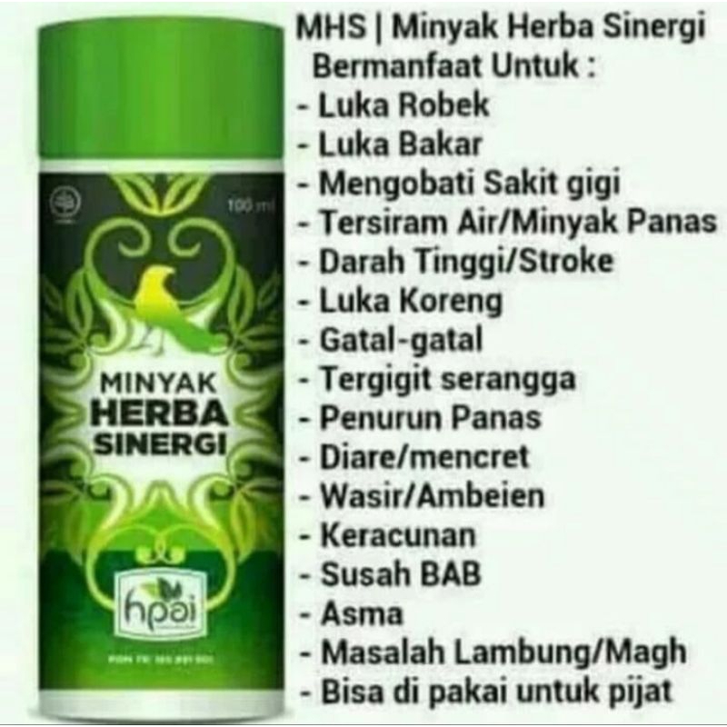 Jual Minyak Herbal Sinergi (MHS HNI HPAI) | Shopee Indonesia