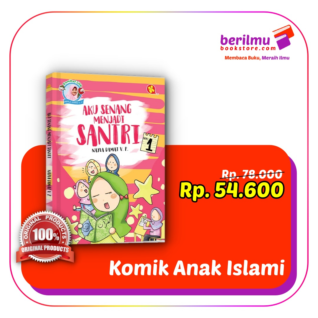 Jual Komik Aku Senang Menjadi Santri Seri 1 | Buku Komik Anak Islami by ...