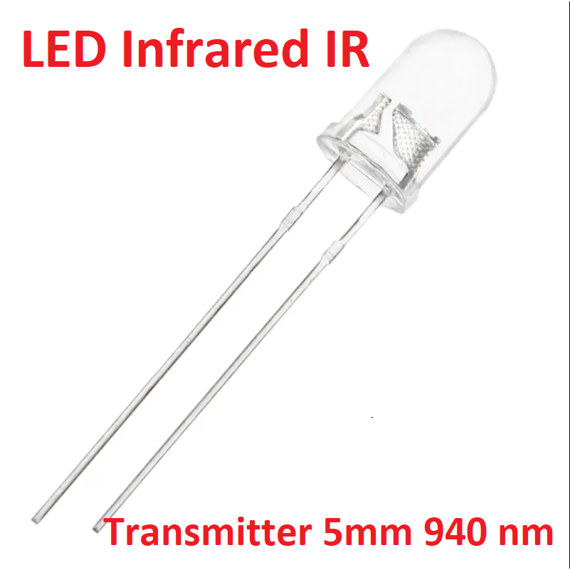 Jual LED IR TX Infrared Emitter 5mm Pemancar Sinar Cahaya Infra Merah ...