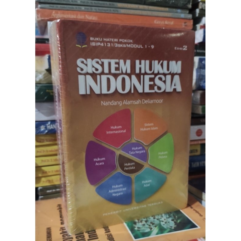 Jual sistem hukum Indonesia edisi 2 buku materi pokok ISIP 4131-3 SKS Modul 1 sampai 9 | Shopee ...