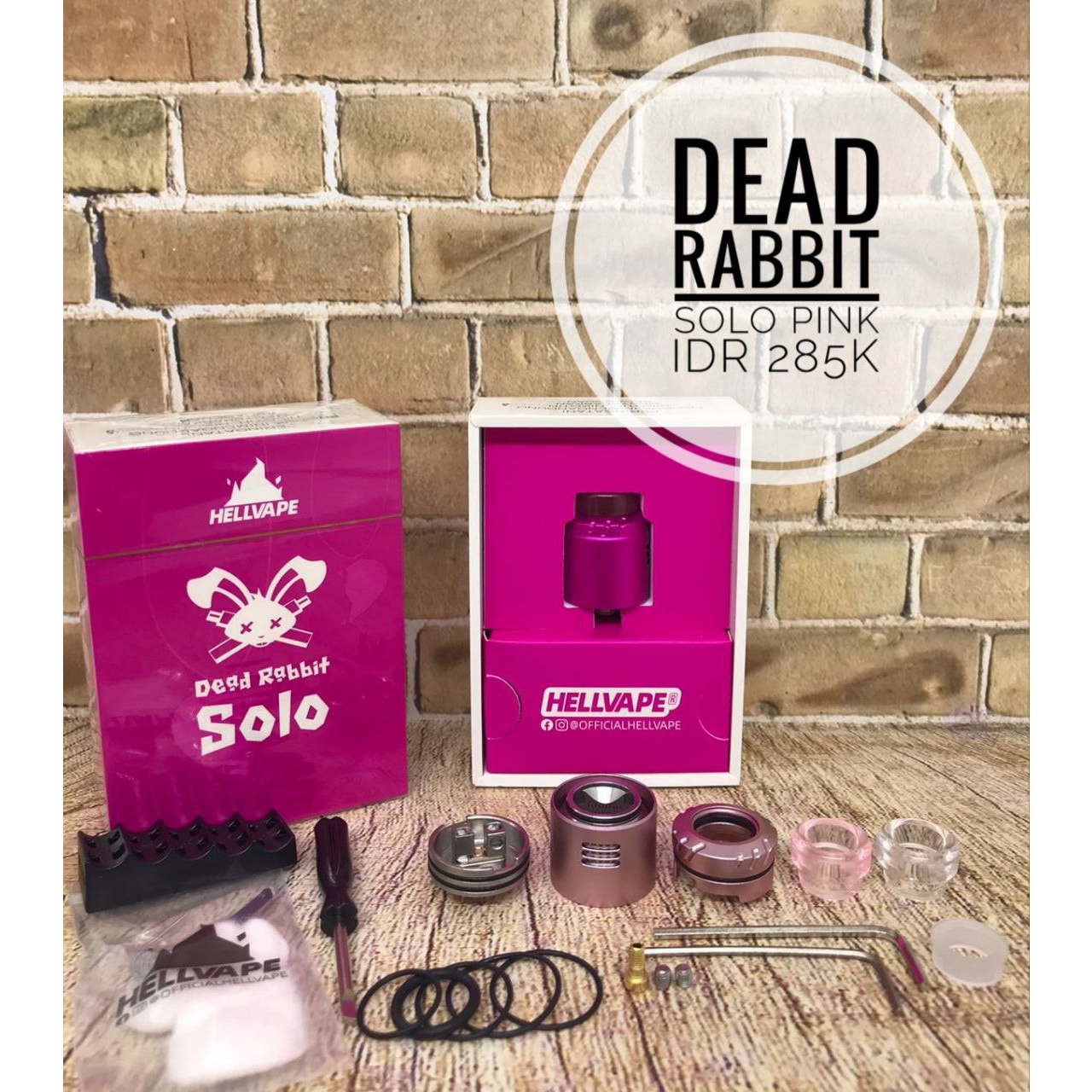 Jual Dead Rabbit Solo RDA Pink Series by Hellvape | Shopee Indonesia