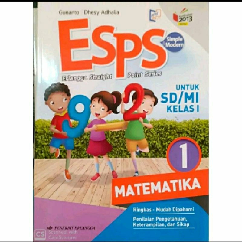 Jual Buku Esps Matematika kelas 1 2 3 sd Matematika Erlangga kurikulum Merdeka / 2013 k13 ...