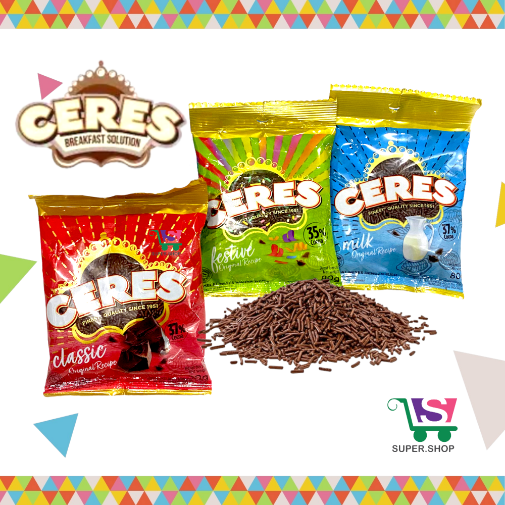 Jual Ceres Meises Classic / Milk / Festive Coklat - Cokelat 80 Gram ...