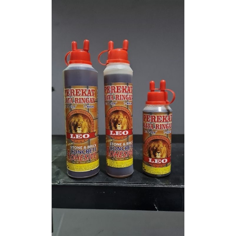 Jual Perekat / Lem Bata Ringan / Lem Hebel Lem LEO 5203 botol 400gr ...