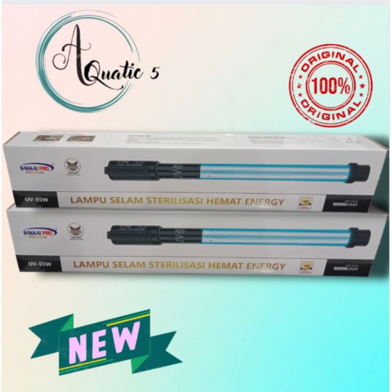 Jual Lampu Anti Lumut Bakteri SAKKAI PRO UV 55 WATT | Shopee Indonesia