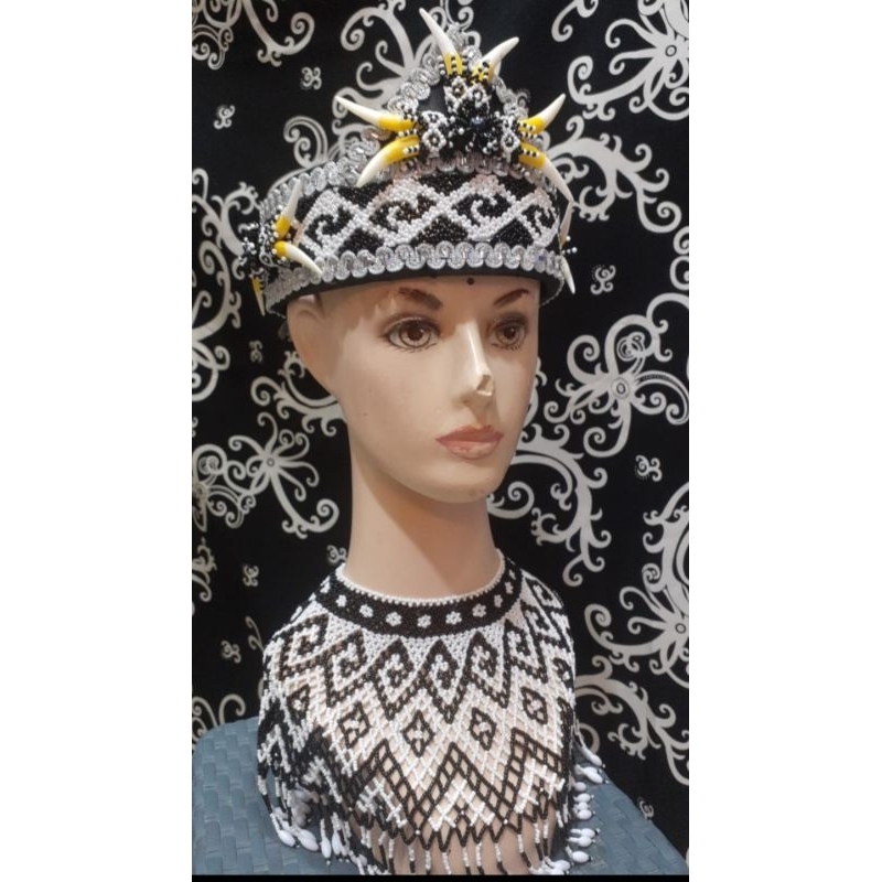 Jual satu set aksesoris topi mahkota dan kalung dada bahu kalung ...