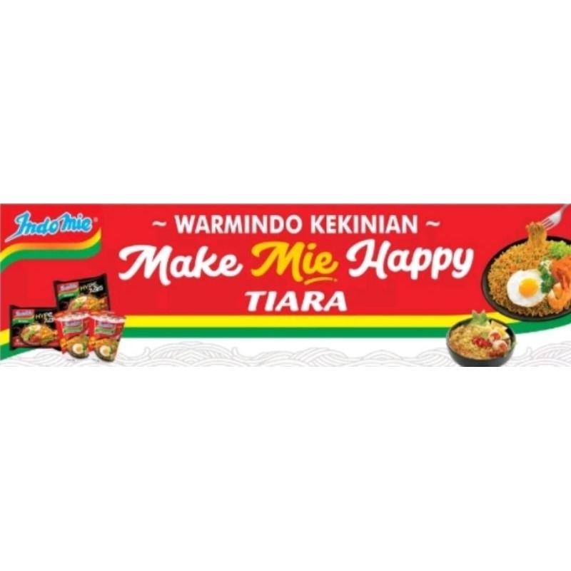 Jual SPANDUK BANNER WARMINDO WARUNG INDOMIE | Shopee Indonesia