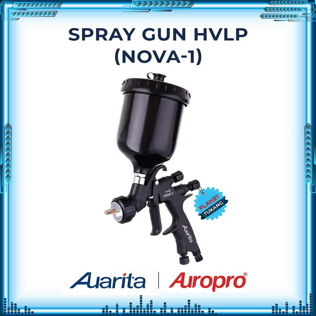 Jual Spray Gun AUARITA ( AUROPRO ) NOVA1 HVLP 1.3mm Premium Automotive Nova 1 Original | Shopee ...
