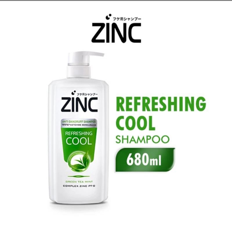 Jual ZINC ZINC SHP PUMP COOL GREEN TEA 680ML | Shopee Indonesia
