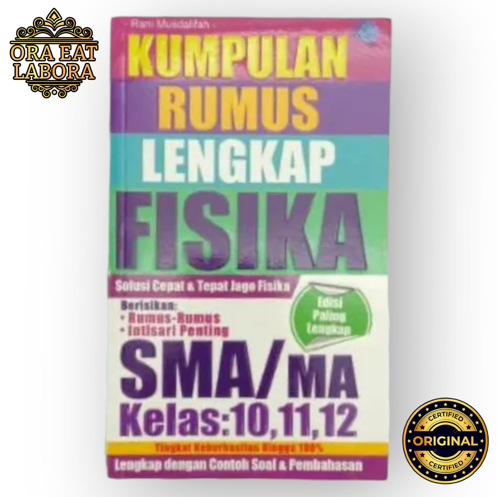 Jual Buku Pelajaran Original Kumpulan Rumus Lengkap Fisika SMA/MA Kelas ...