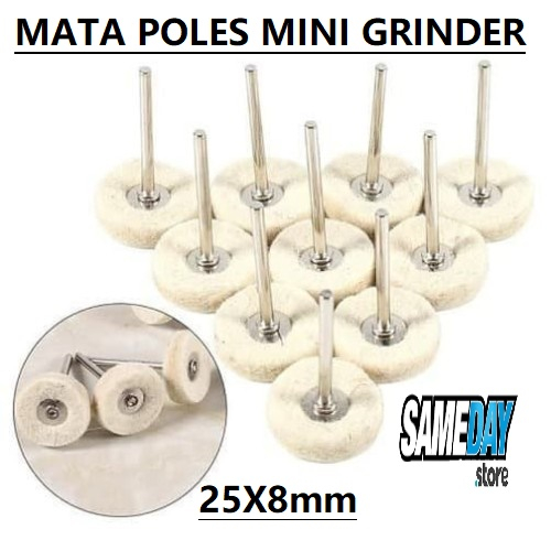Jual Mata Poles Wol Mini Gerinda - Wool Polisher Mini Grinder Polishing ...