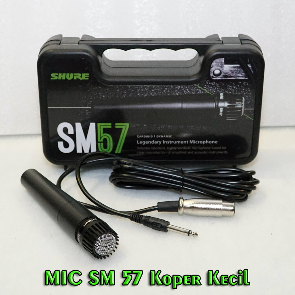 Jual Mic Kabel SM 57 + KOPER / Mic Instrumen Cable SM57 / Mic Vocal SM ...
