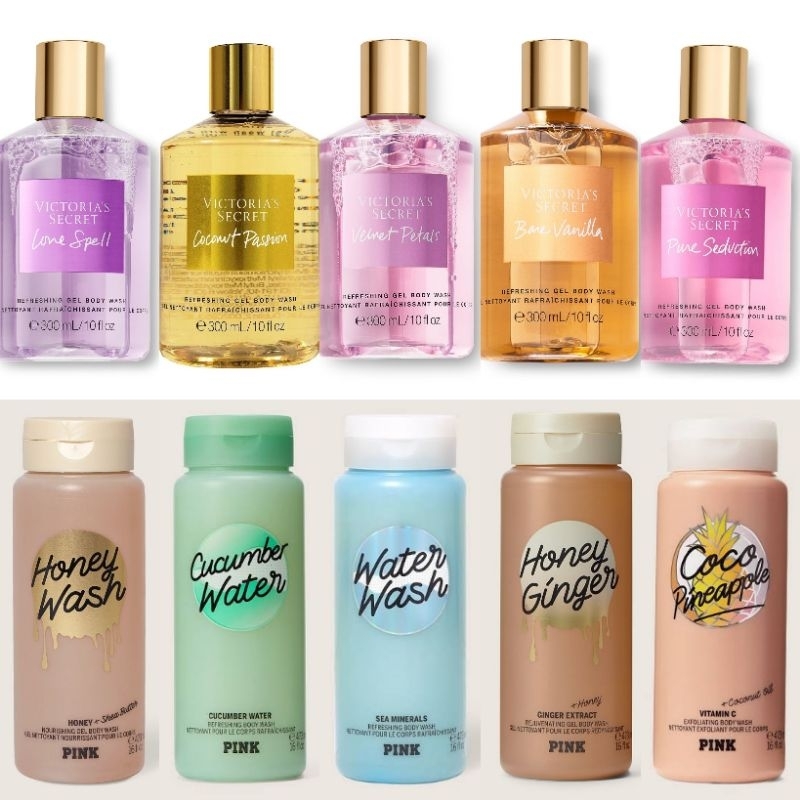 Jual VS Victoria Secret REFRESHING GEL BODY WASH collection | Shopee ...