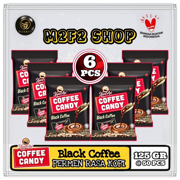 Jual Permen Rasa Kopi Kapal Api | Black Coffee Candy - 125 gr (Kemasan ...
